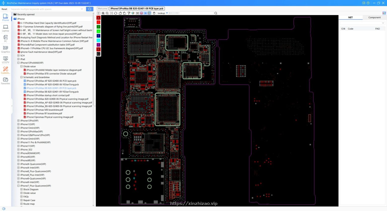 iPhone13 Pro Max BB 820-02400-06 motherboard PCB layer - iPhone ...